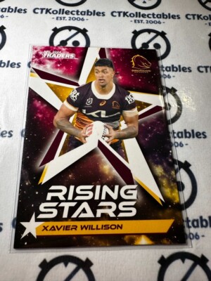 2024 TLA NRL Traders Rising Star - Xavier Willison RS03/71 Broncos ...