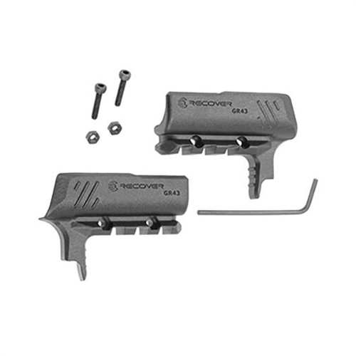 Recover Tactical Compact GR43 Picatinny Rail Section Adapter for Glock ...