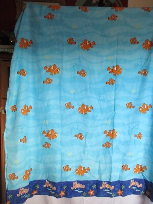 Disney Top SHEET Pixar Finding Nemo movie Twin Flat kids single FISH ...