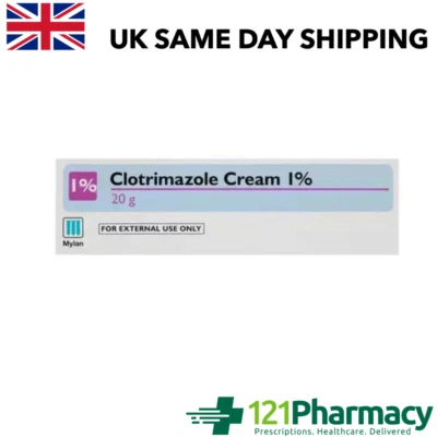Clotrimazole Cream 1% - 20g - Thrush Nappy | Grelly UK