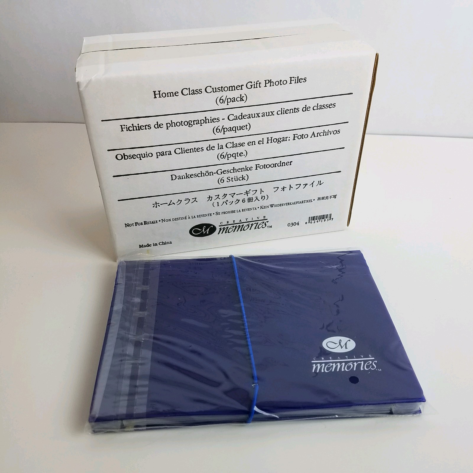 NEW Lot 6 Creative Memories Photo Storage Files Mates Customer Blue ...