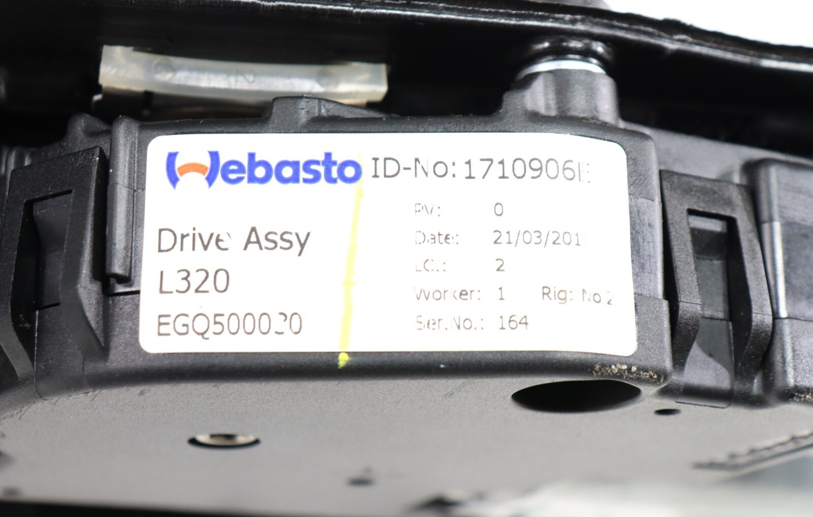 2010-2013 LAND ROVER RANGE ROVER Sunroof Window Glass & Motor ...