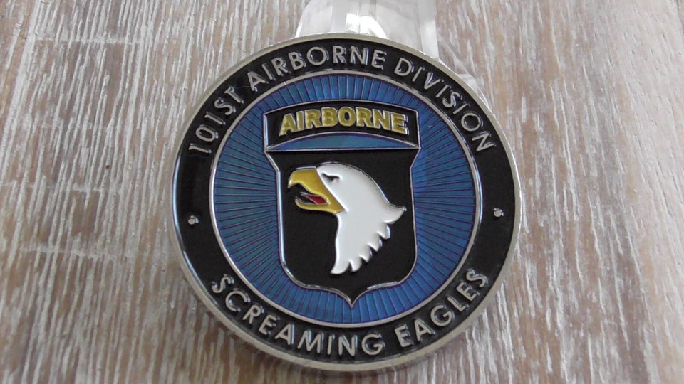 US Army 101st Airborne Screaming Eagles Tip of the Spear Challenge Coin ...