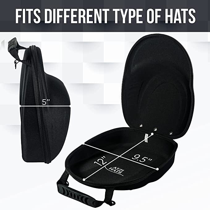 Baseball Cap Carrier Hat Box Travel Case for Hats Caps Backpack Should ...