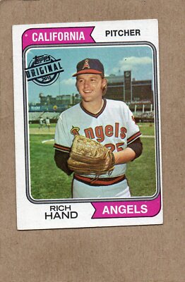 2015 topps original buyback card 1974 571 rich hand angels | eBay