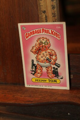 Vintage Topps Original Garbage Pail Kids 114b Peepin' Tom | eBay