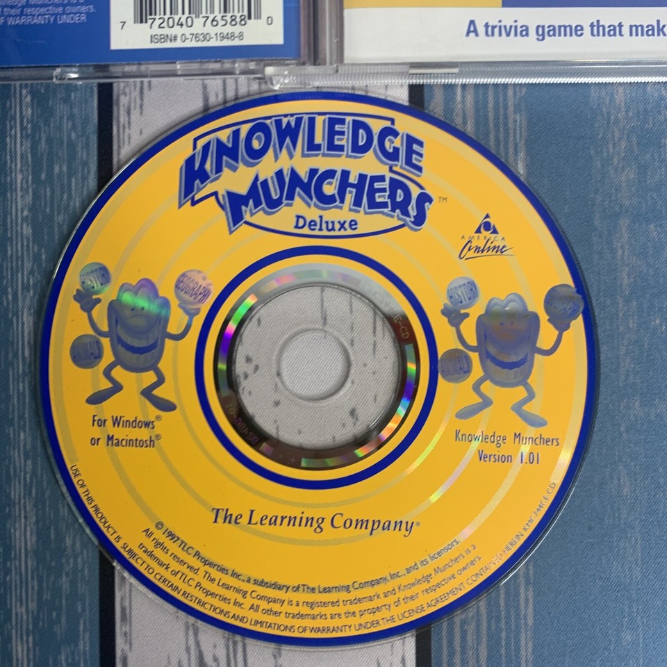 Knowledge Munchers Deluxe The Learning Company Grade 3-6 - COMPLETE | eBay