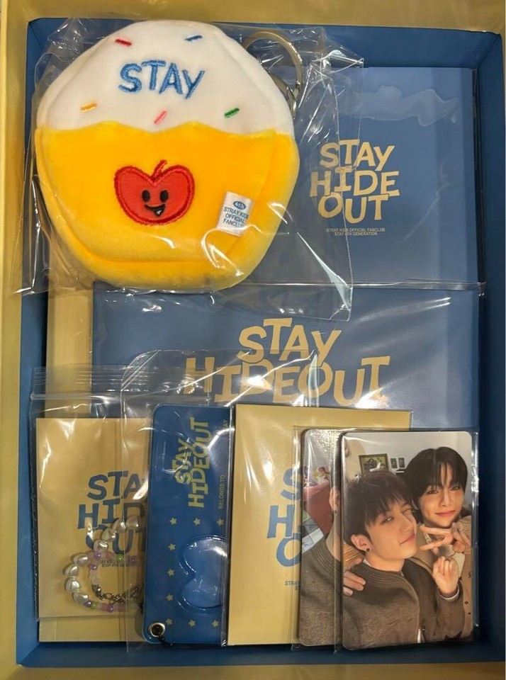 Stray Kids 4th Membership Welcome Kit Official Fan Club FC STAY Full ...