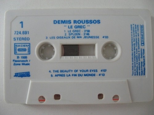 Demis Roussos Le Grec - Cassette | eBay