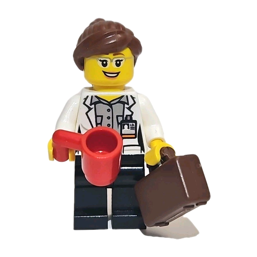 Lego Scientist Minifigure Female Space Engineer Astronaut Briefcase ...