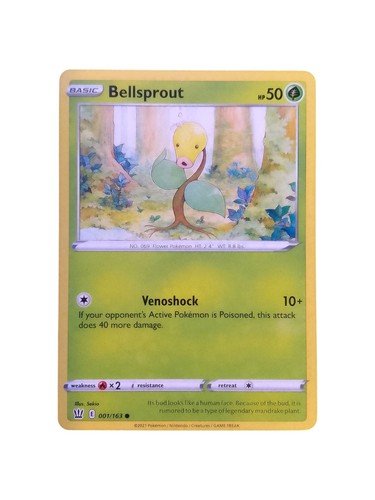 Bellsprout 1/163 Common | Battle Styles | Pokemon Card | eBay
