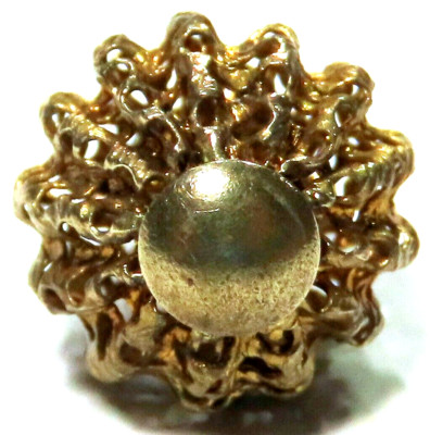 Buttons - Antique Brass Filigree