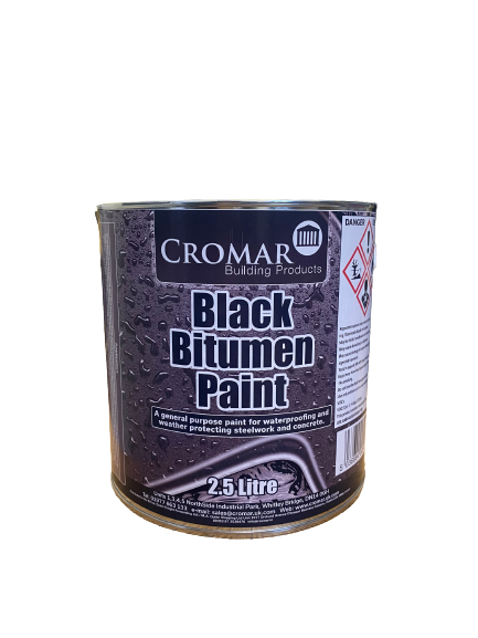 CROMAR BLACK BITUMEN PAINT - 1 , 2.5 & 5 Litre | eBay UK