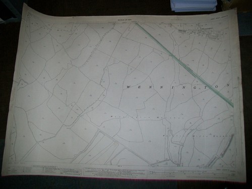 WENNINGTON PURFLEET ESSEX ORDNANCE SURVEY MAP L.M. & S.R L.T. & S.R ...