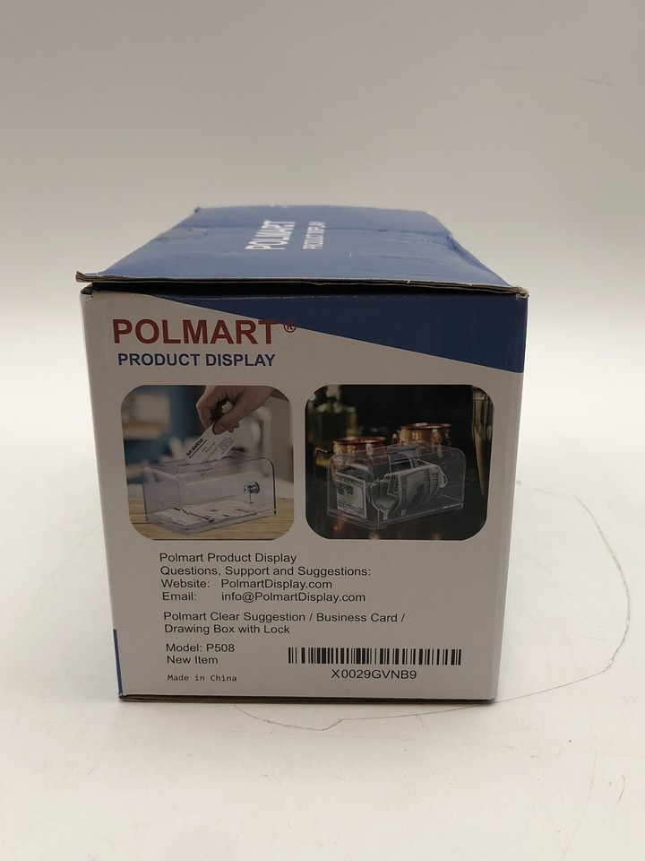 POLMART Clear Suggestion Box with Lock | eBay