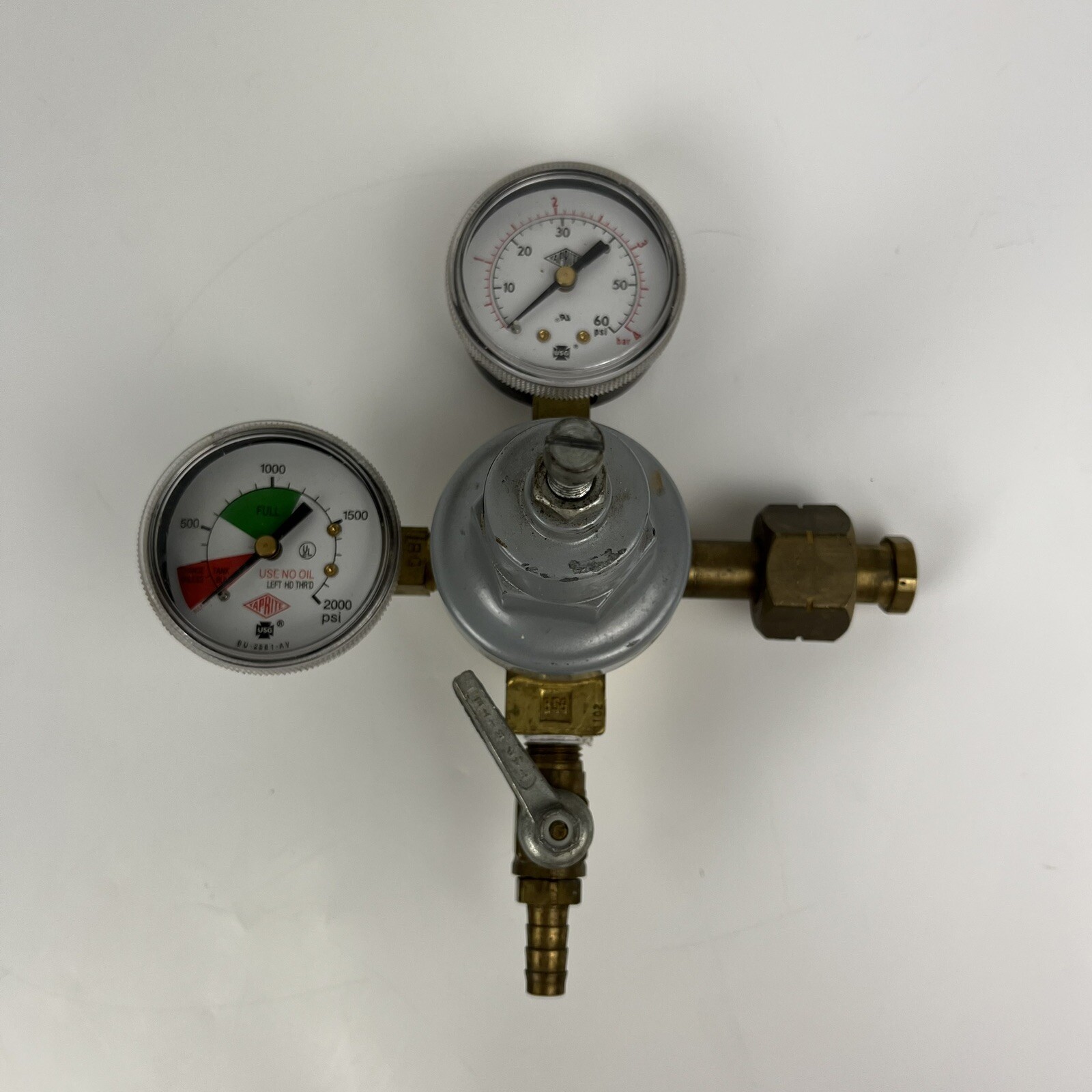 Taprite CO2 Carbon Dioxide Dual Gauge Primary Soft Drink Regulator ...