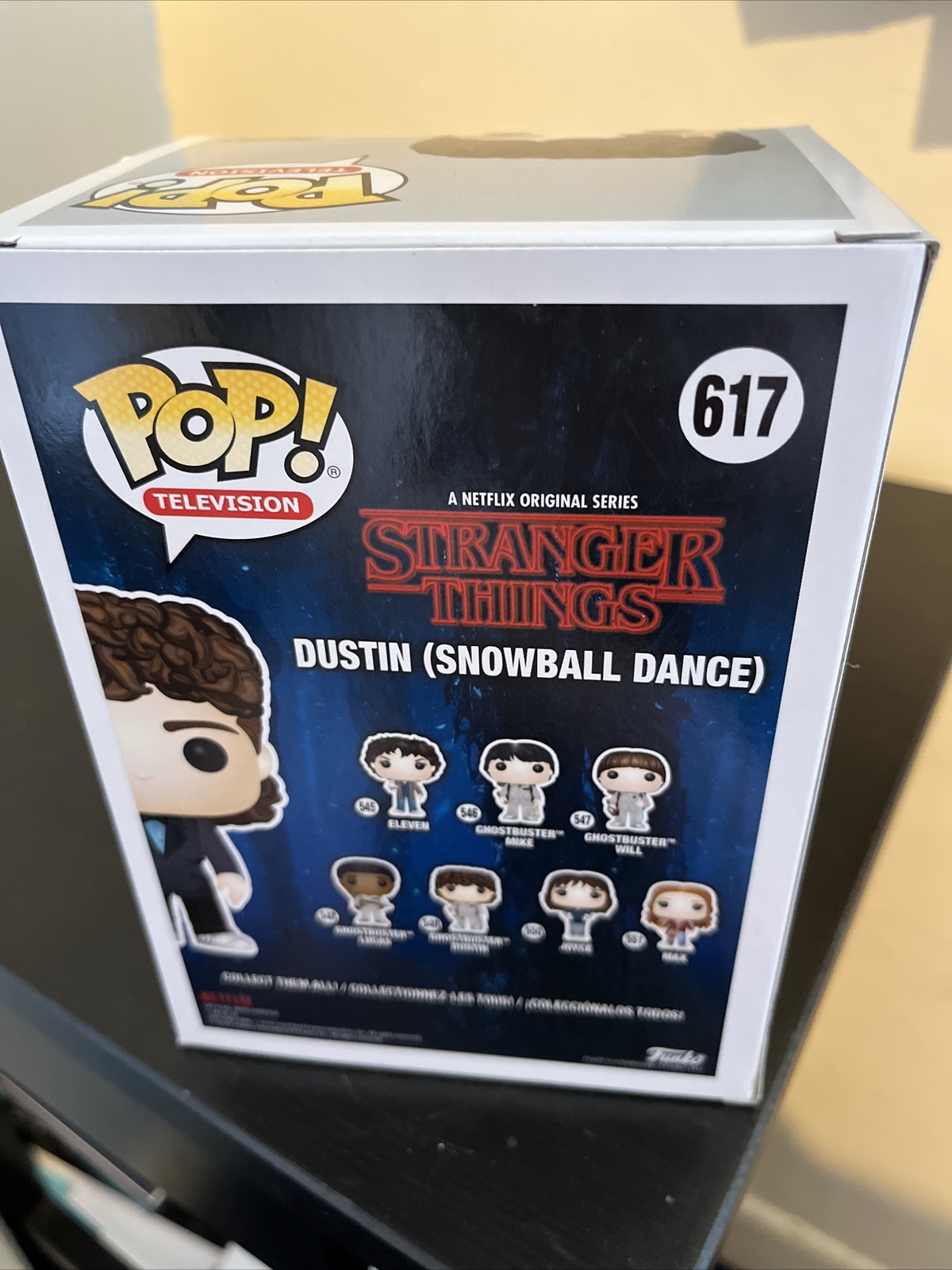 Funko Pop Vinyl TV Stranger Things 617 Dustin Snowball Dance SDCC 2018 ...