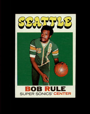 1971 Topps Basketball #040 Bob Rule DP STARX 8 NM/MT (CS131240) | eBay