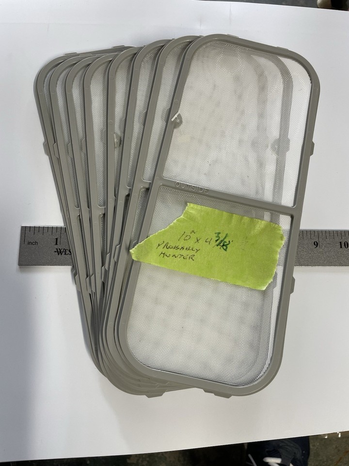 Set Of 8 Fly Screens 10” X 4 3/8” Boat Porthole Portlight Window ...