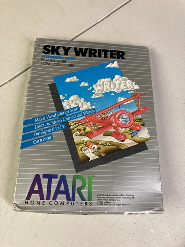 B3 Atari 400/800 Computer Sky Writer 1983 in box | eBay