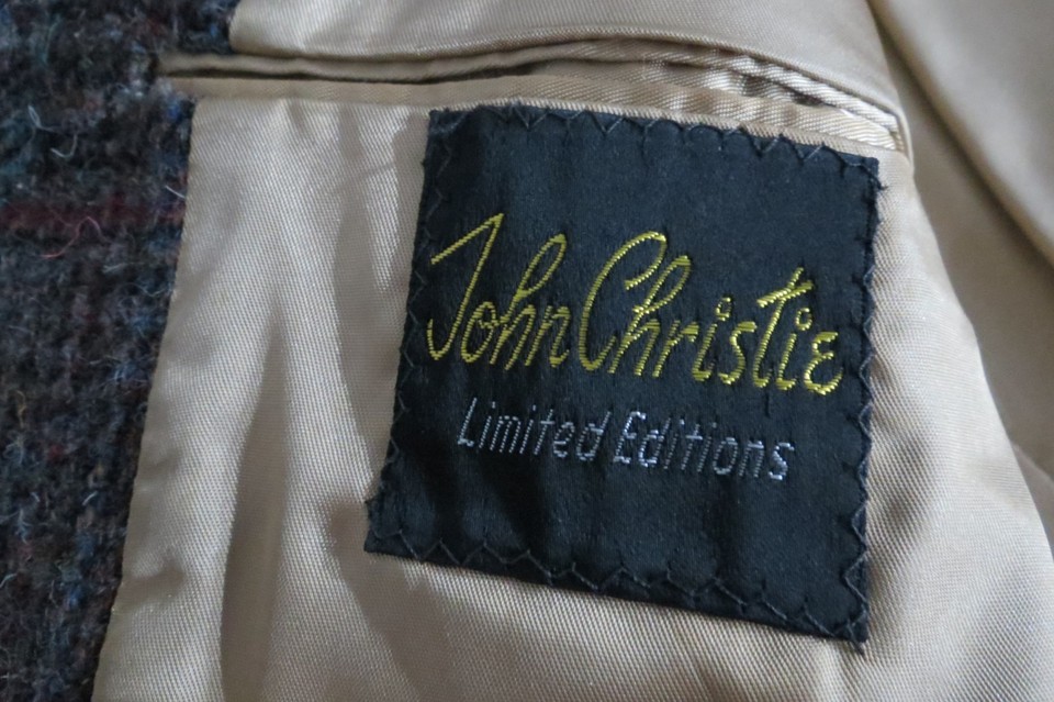 VTG John Christie Donegal Mist J press style Woven In Ireland sport ...