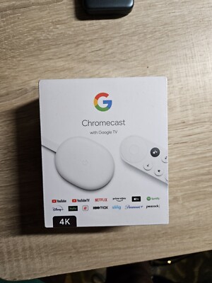 Google Chromecast with Google TV 4K Streaming Service - White ...
