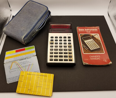Vintage Texas Instruments TI-30 Calculator with Jeans Style Carrying ...