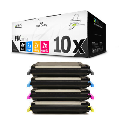 10x Toner f r HP Color LaserJet 4600 4610 4650 HDN DN N DTN C9720A-23A ...