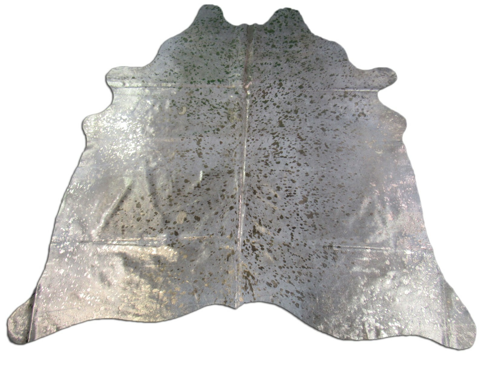 Gold Metallic Cowhide Rug Size: 7' X 6.5' Gold Metallic Cowhide Rug | eBay