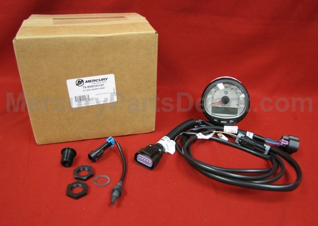 Mercury SMARTCRAFT Sc1000 Speedometer 80 MPH Grey P/n# 8m0135654 S/s ...