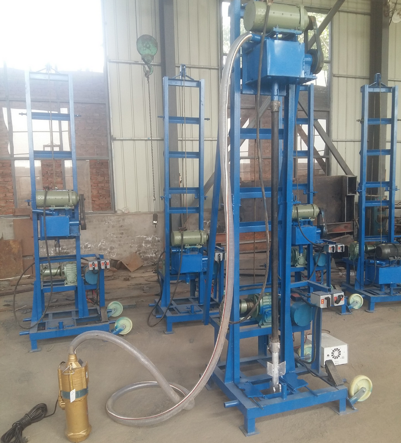 New 4000w 80m Mini Portable Electric Foldable Deep Water Well Drilling ...