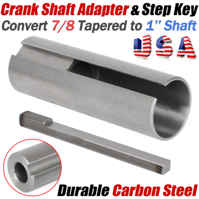 Crank Shaft Adapter Taper to 1" Generator Pressure Washer Engine ...