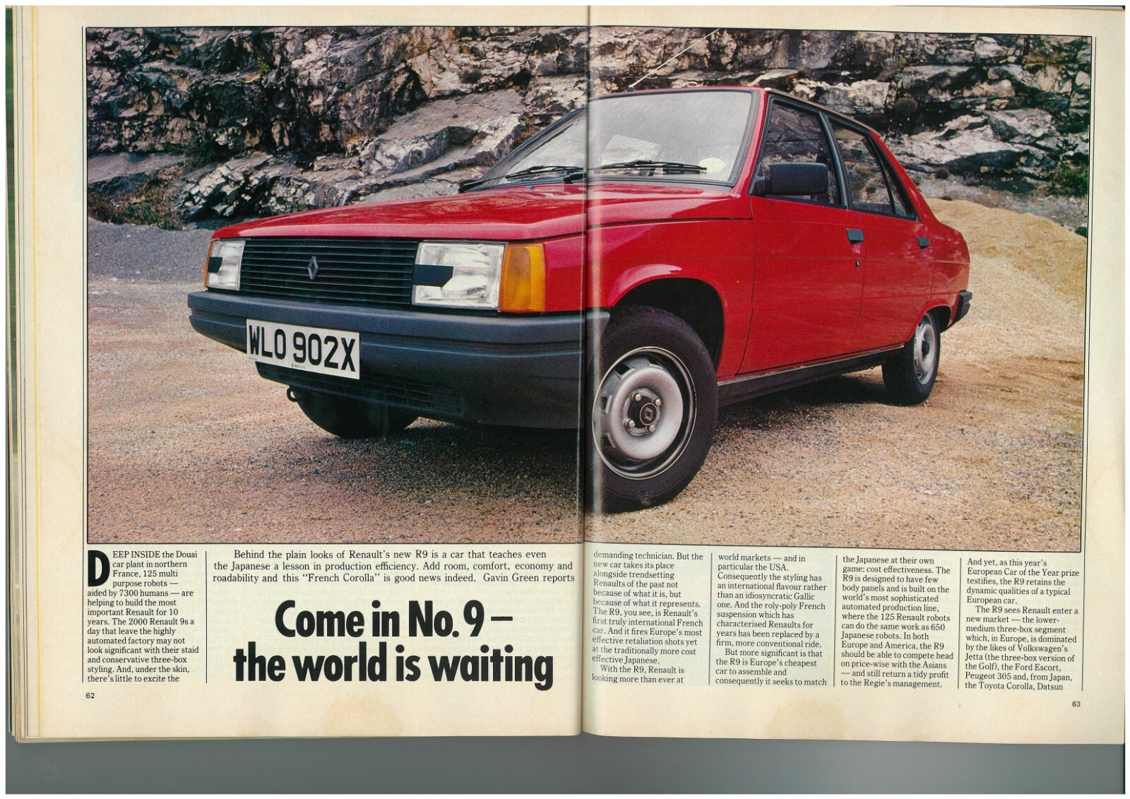 WHEELS car Magazine May 1982 Mitsubishi Starion Renault R9 Porsche ...