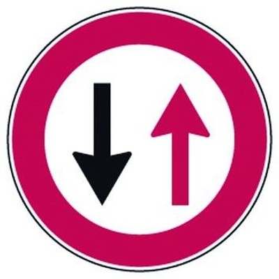 Signal Routier De Priorité Sens Unique Alternatif Fig. 41 | eBay