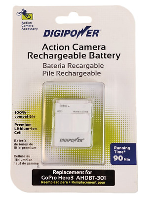 NEW Digipower RO13-13591 Replacement Rechargeable Battery for GoPro ...