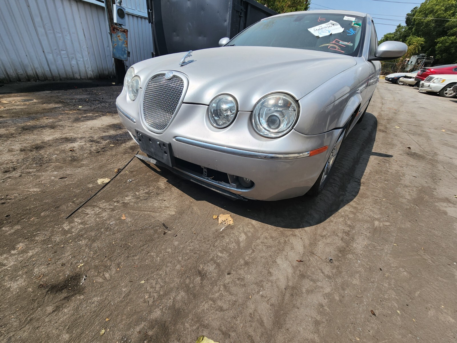 2005 2006 2007 2008 JAGUAR S-TYPE FRONT BUMPER COVER SILVER | eBay
