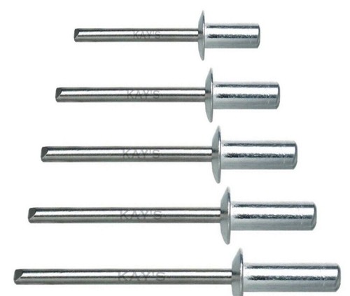 POP RIVETS 3.2mm, 4mm, 4.7mm Aluminium Dome Head Blind METRIC IMPERIAL ...