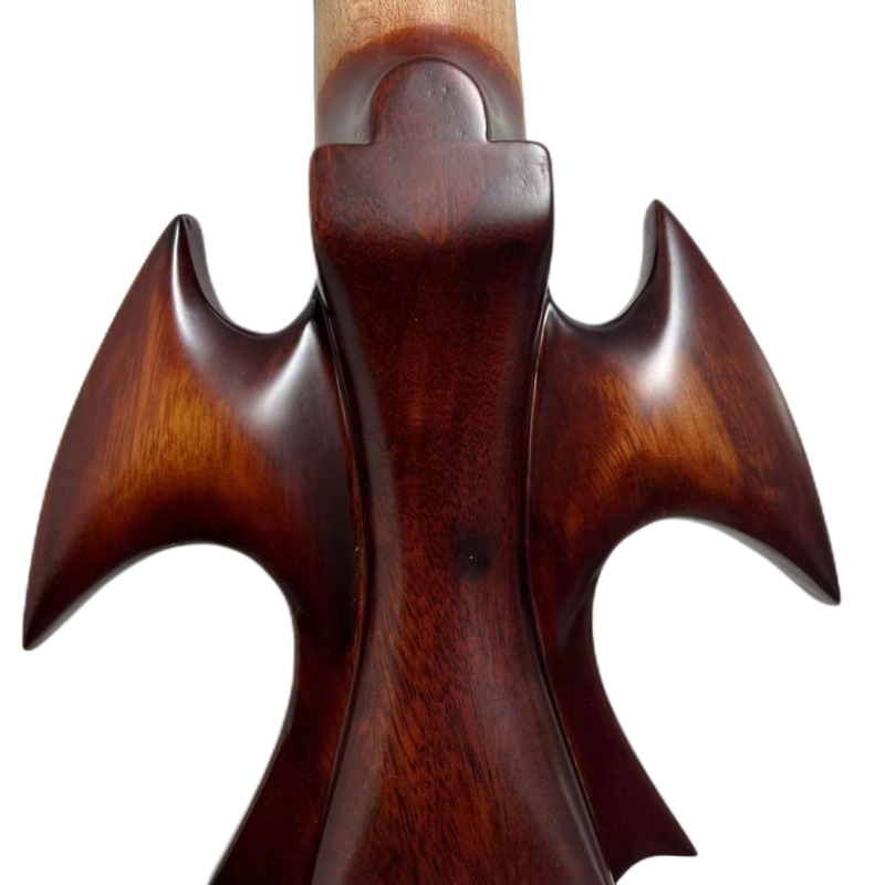 Hand made SONG Brand 7 strings 4/4 electric Violin Inlay Frets Brown ...