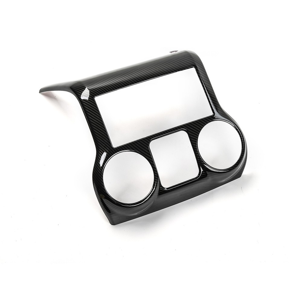 Carbon Fiber Dashboard Center Control Cover Decor Trim For Jeep ...
