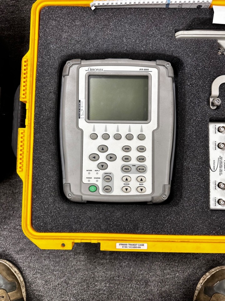 ifr 6000 ATC, DME, TCAS, ADSB, test set Calibration recent | eBay