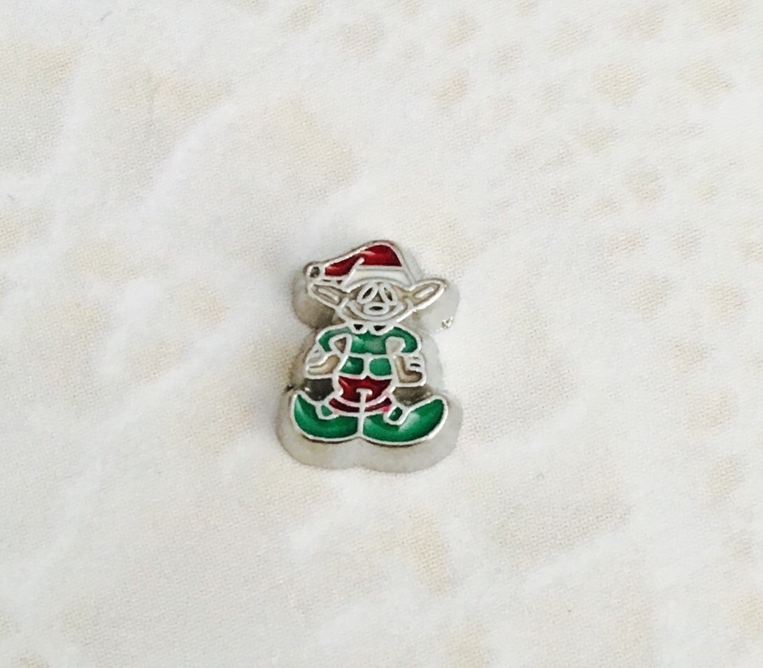Elf Christmas Floating Charm For Locket | eBay