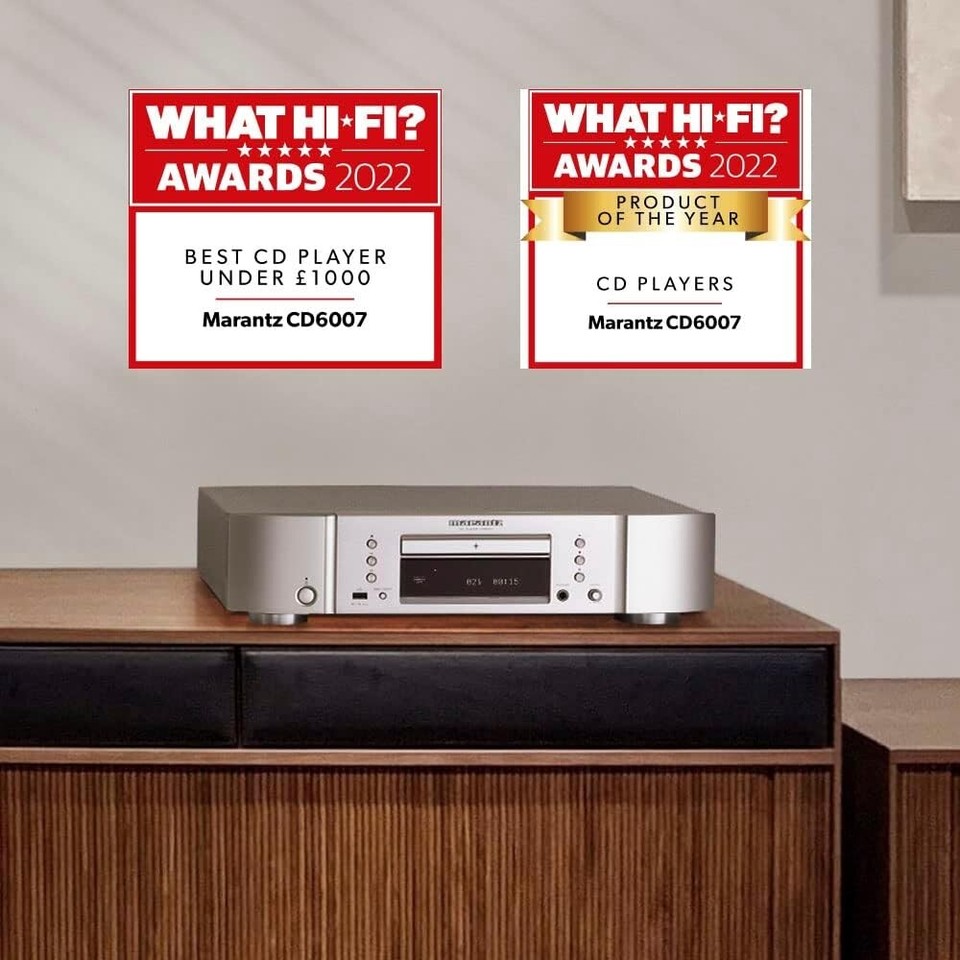 Marantz CD6007 CD Player HDAM Full Discrete Analog Silver Gold AC 100V ...