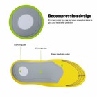 High Arch Flat Feet Foot Gel Support Inserts Pad Foot Care Shoe Insoles ...