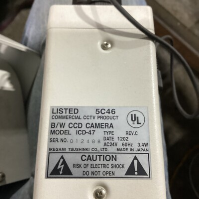 Lkegami B/w Ccd Camera Model Ice-47 | eBay