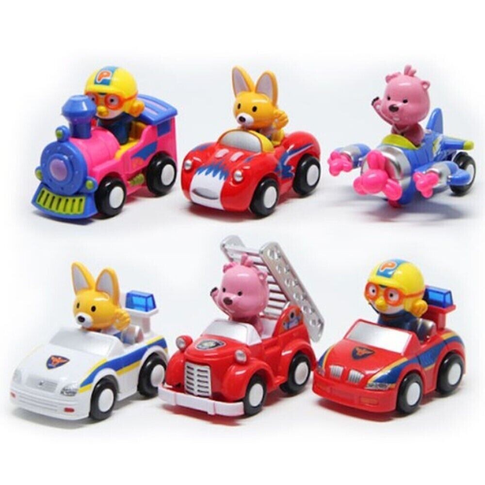 Pororo Friends Kid Car Set 6pcs Pororo Minicar Toy Korea Toy | eBay ...