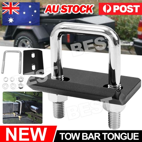 Anti-Rattle Stabilizer Hitch Tightener Bracket Tongue Tow Bar Trailer ...