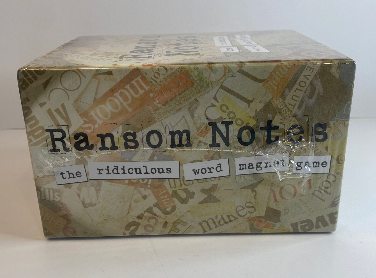 Ransom Notes The Ridiculous Word Magnet Party Board Game 3-6 Players ...