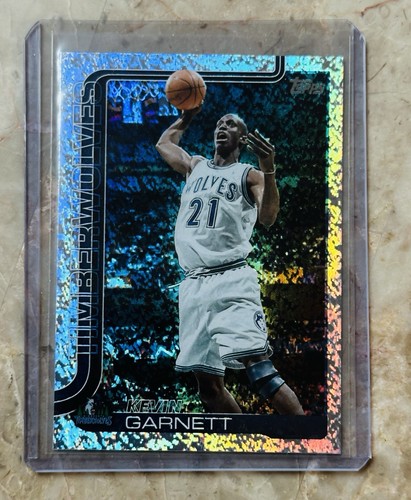 2025-26 Nba Topps #254 Kevin Garnett Silver Sandglitter Minnesota ...