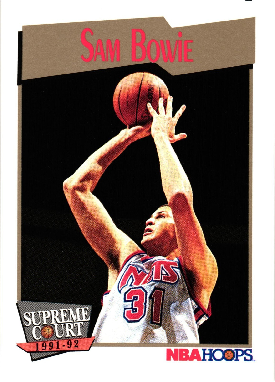 1991-92 Hoops Sam Bowie New Jersey Nets #481 | eBay