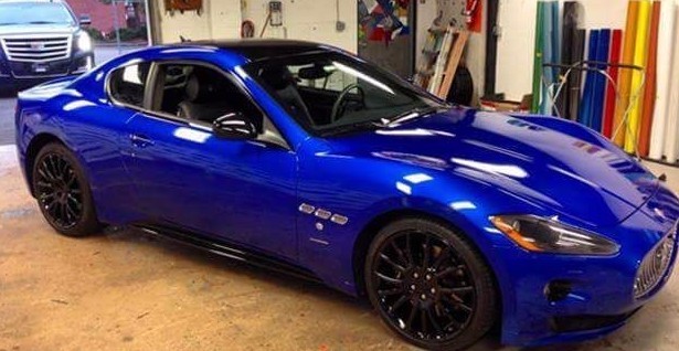 Blue Car Paint Texture